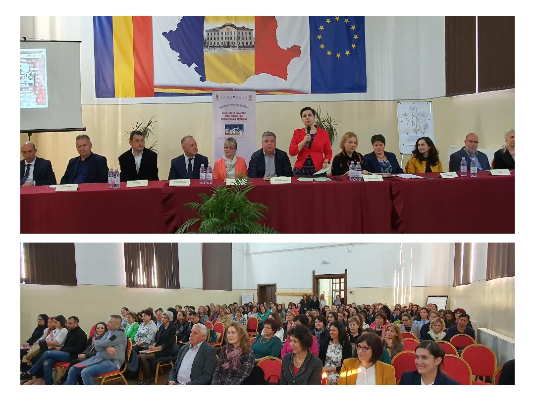FOTO | Simpozion la C. N. Radu Negru cu peste 200 de cadre didactice ...