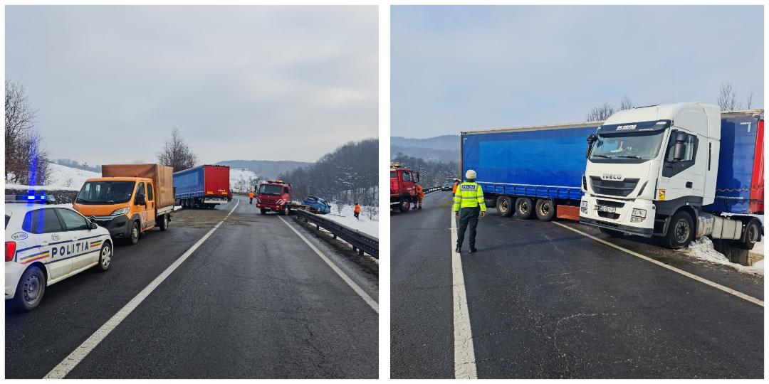 O șoferiță de 45 de ani a provocat un accident între Vlădeni și Perșani ...