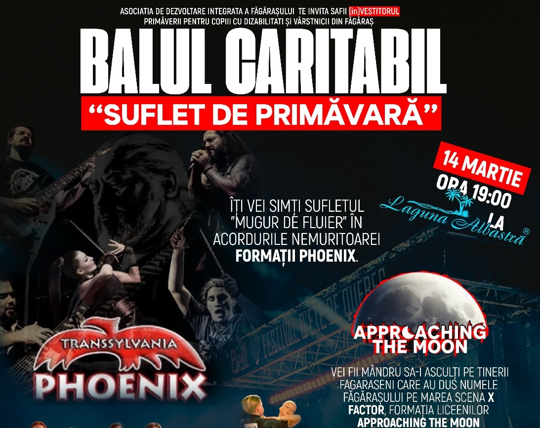 Trupa Phoenix vine la Făgăraș în martie, la Balul caritabil ,,Suflet de ...