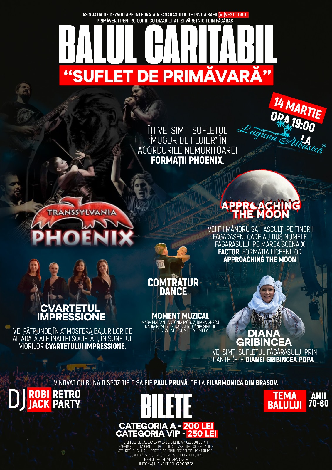 Trupa Phoenix vine la Făgăraș în martie, la Balul caritabil ,,Suflet de ...